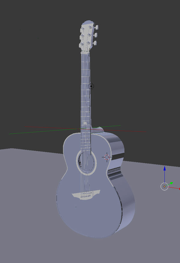 Brook Guitar Project Modelling in Blender Cycles – Mootzproductions